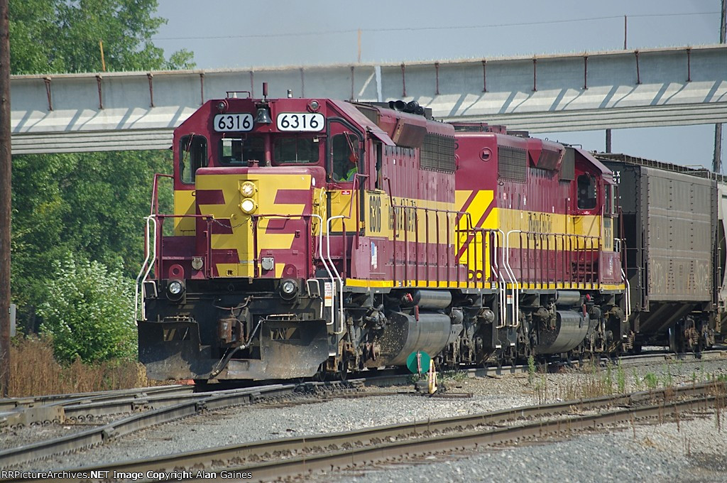 W&LE SD40-2 6316